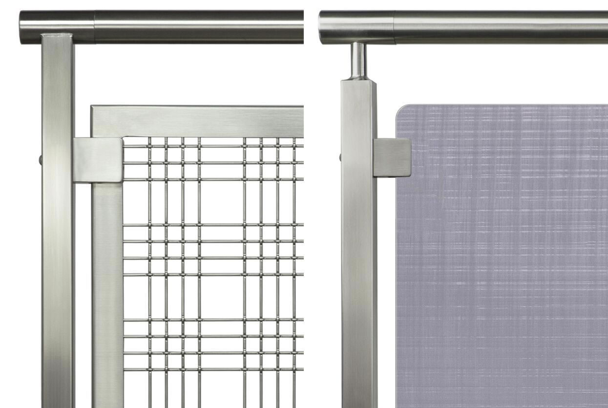 Glacier - Stainless Steel Panel Railing - FREE Estimate