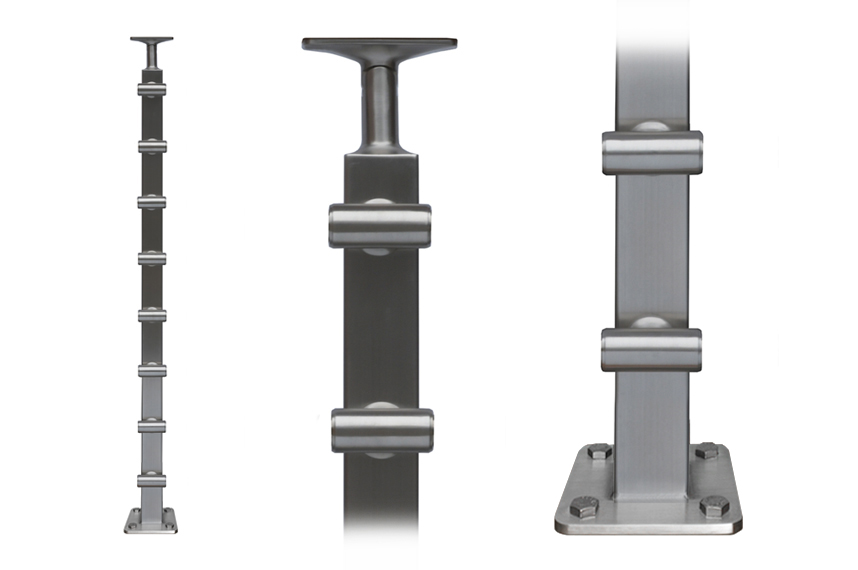 Stainless Steel Adjustable Railing Kit - Cascadia - AGSstainless.com
