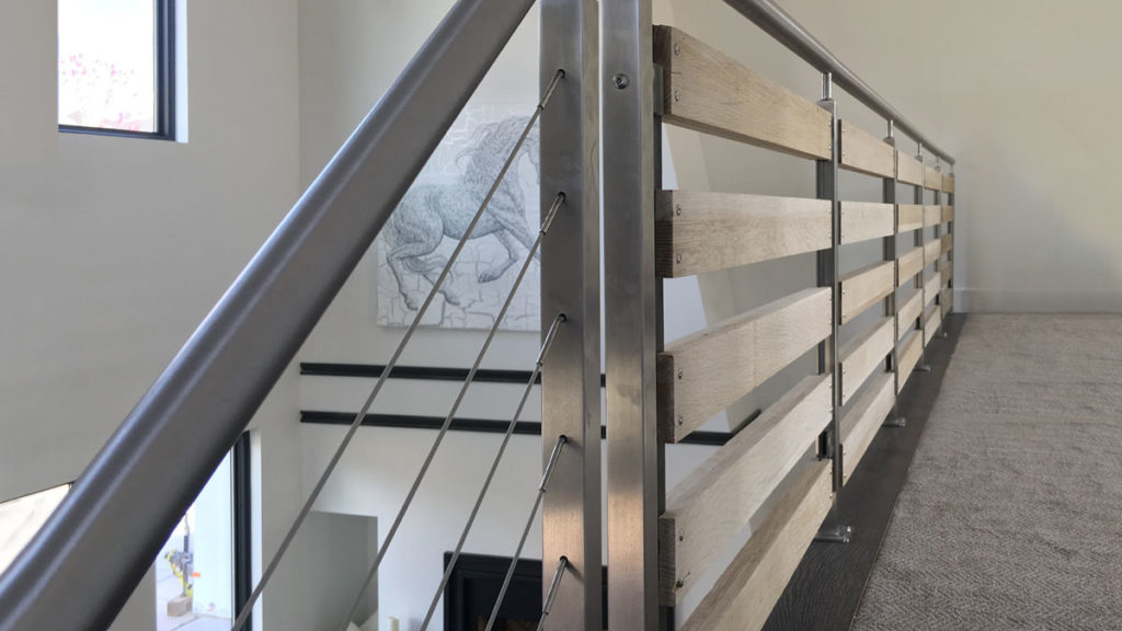 Making a Statement by Blending Two Types of Railing Infill ...