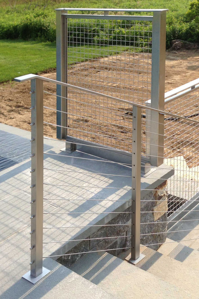 Making a Statement by Blending Two Types of Railing Infill ...